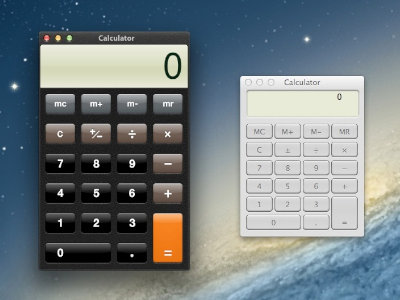 OS X Calculator Concept by Michael Steeber on Dribbble
