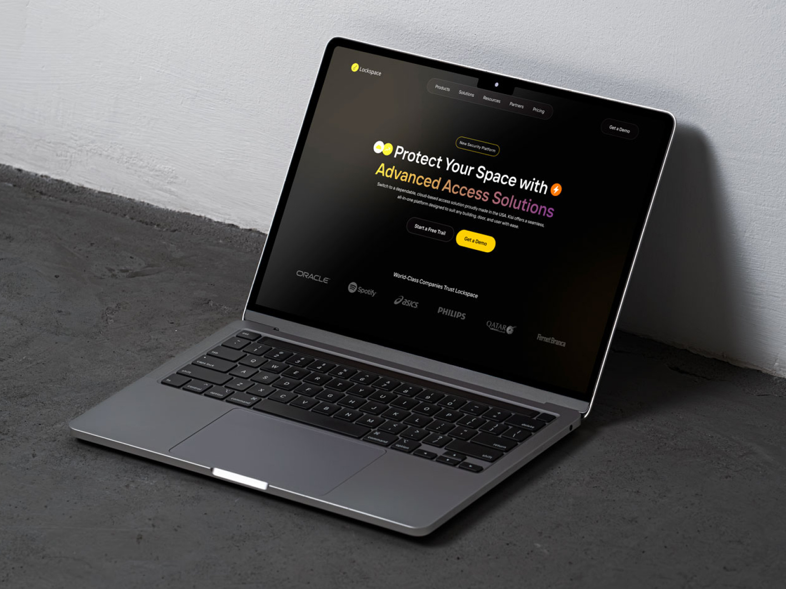 Lockspace - Security Landing page | Cybersecurity Website by Firqah Lab-UX UI | Web Design | Web ...