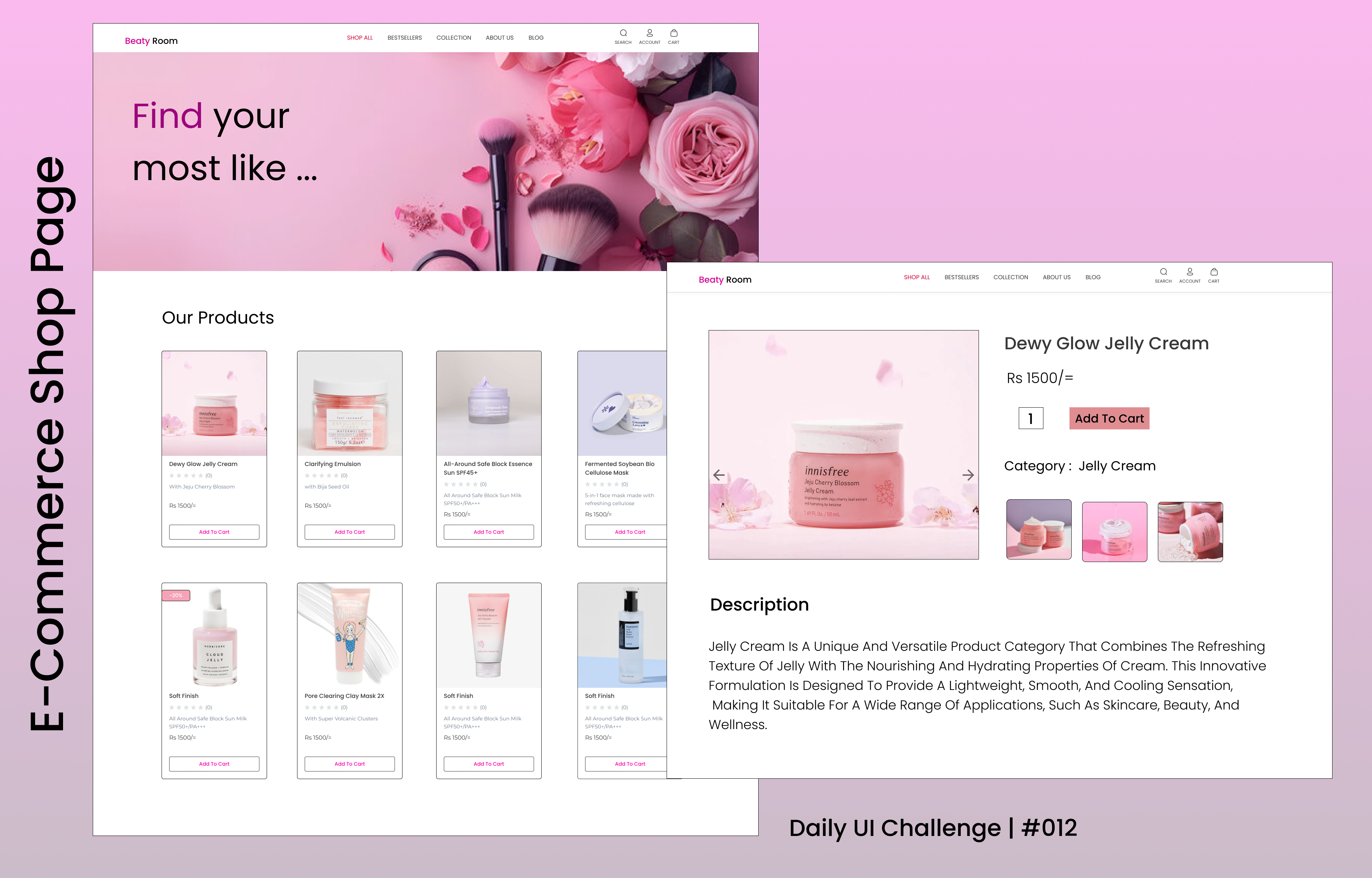 E-commerce Shop |UI Design |Daily UI | #012 by Sachini Ruvindya on Dribbble