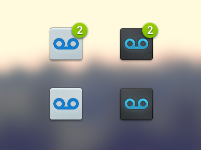 Voicemail App Icon by SUBLIMIT on Dribbble