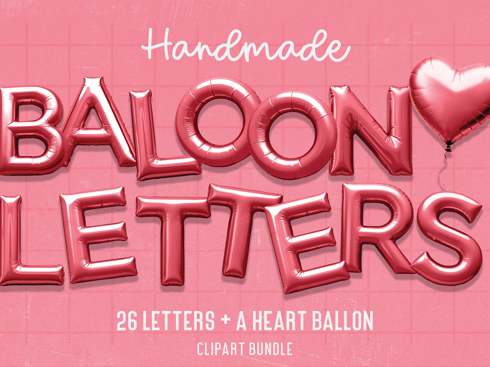 Handmade Balloon Letters Set by Beth Chobanova on Dribbble