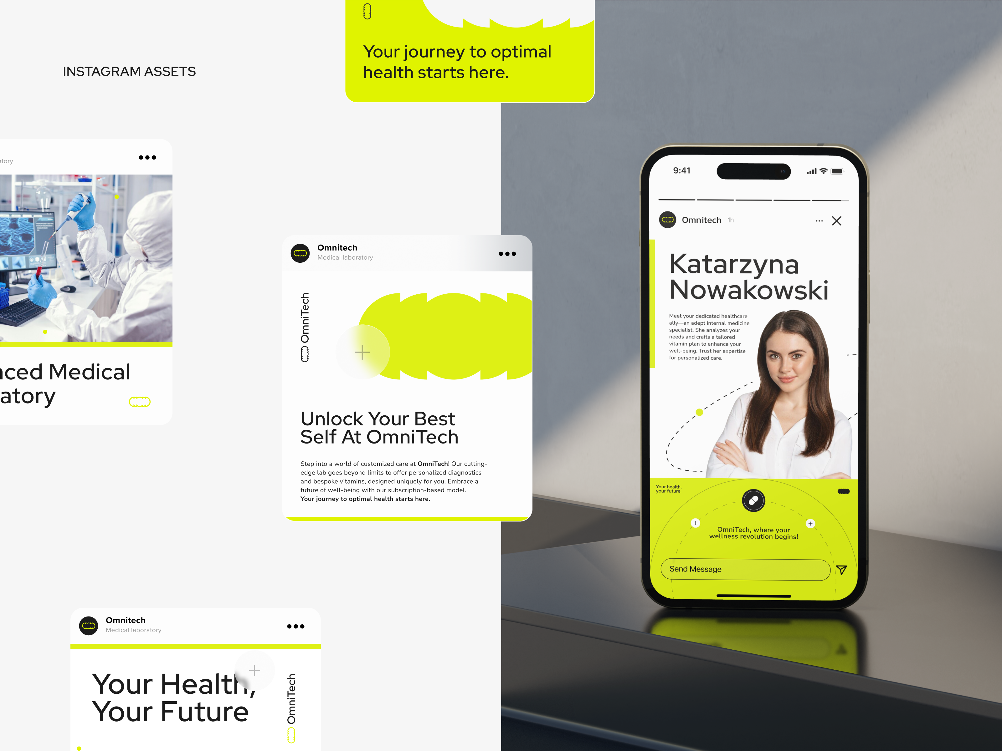 Omnitech – Branding UI Design for Healthcare by Phenomenon Labs for Phenomenon Studio on Dribbble