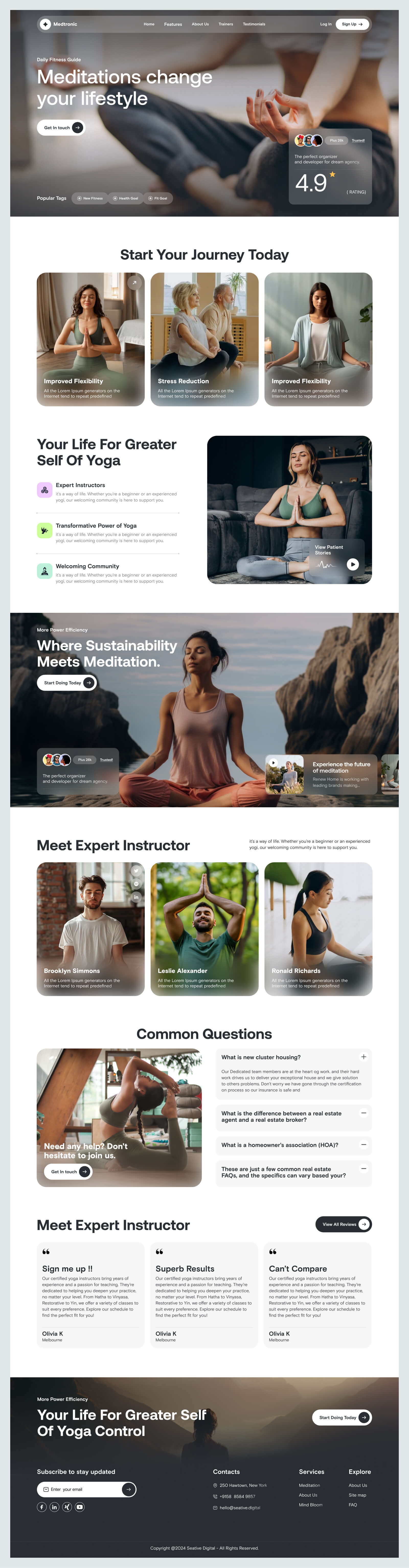Mediation Services Landing Page Design by Subash Chandra for Seative ...