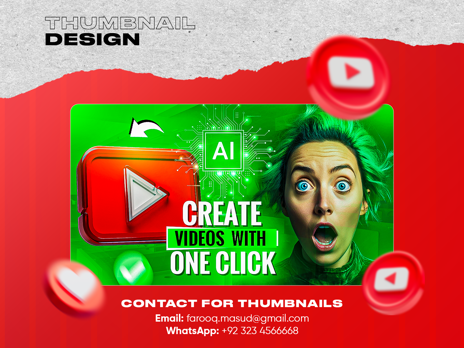 Thumbnail Design for Youtube by Farooq Masud on Dribbble