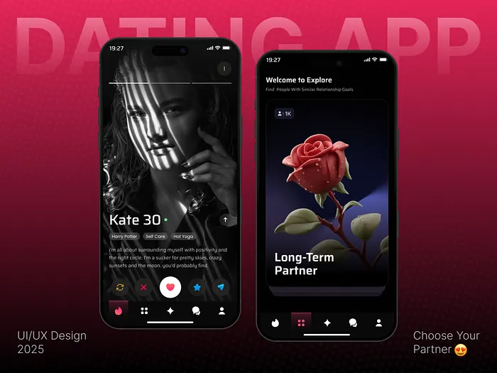 Browse thousands of Tinder images for design inspiration | Dribbble