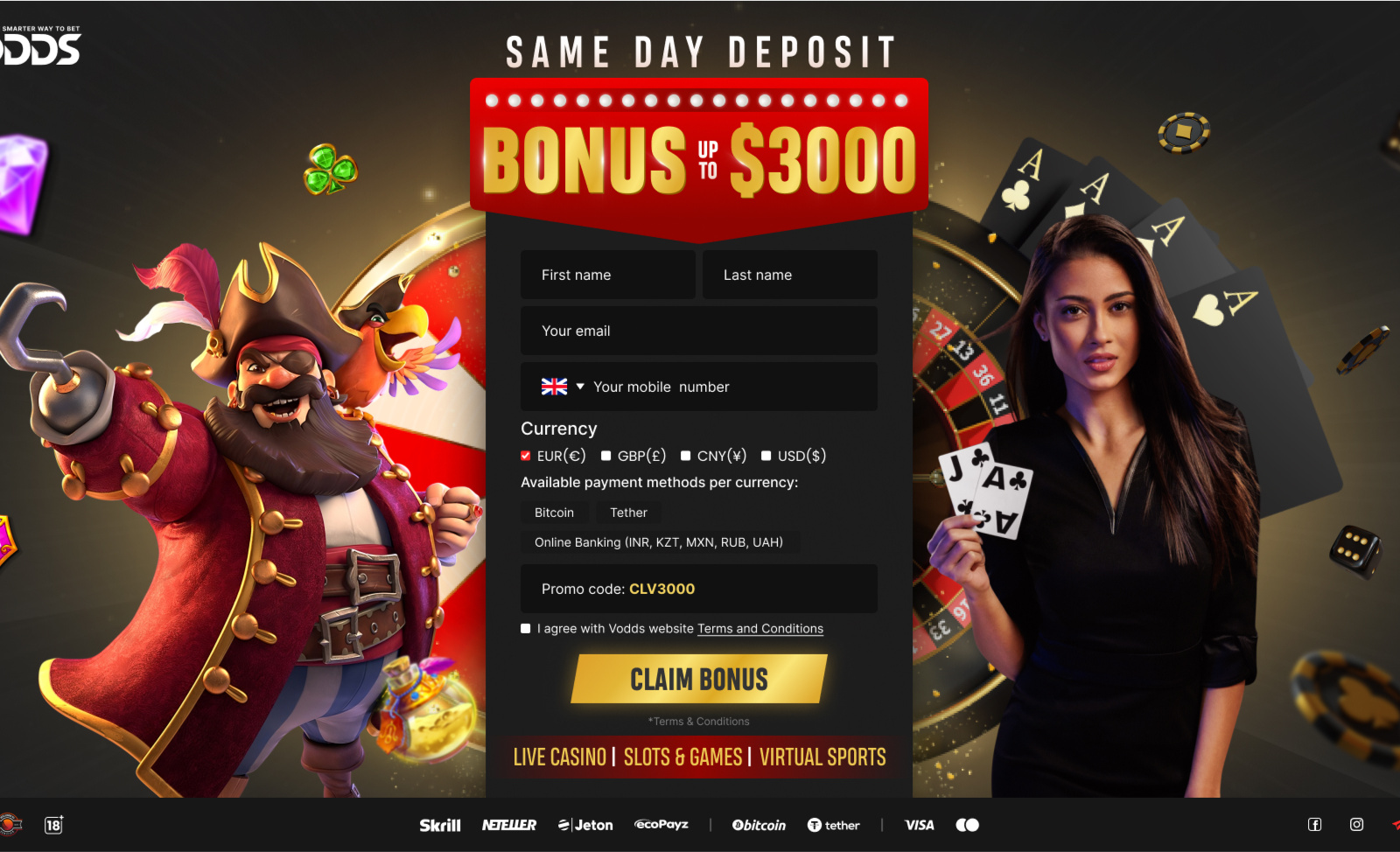 Same Day Deposit Promo Design by NoireLab on Dribbble