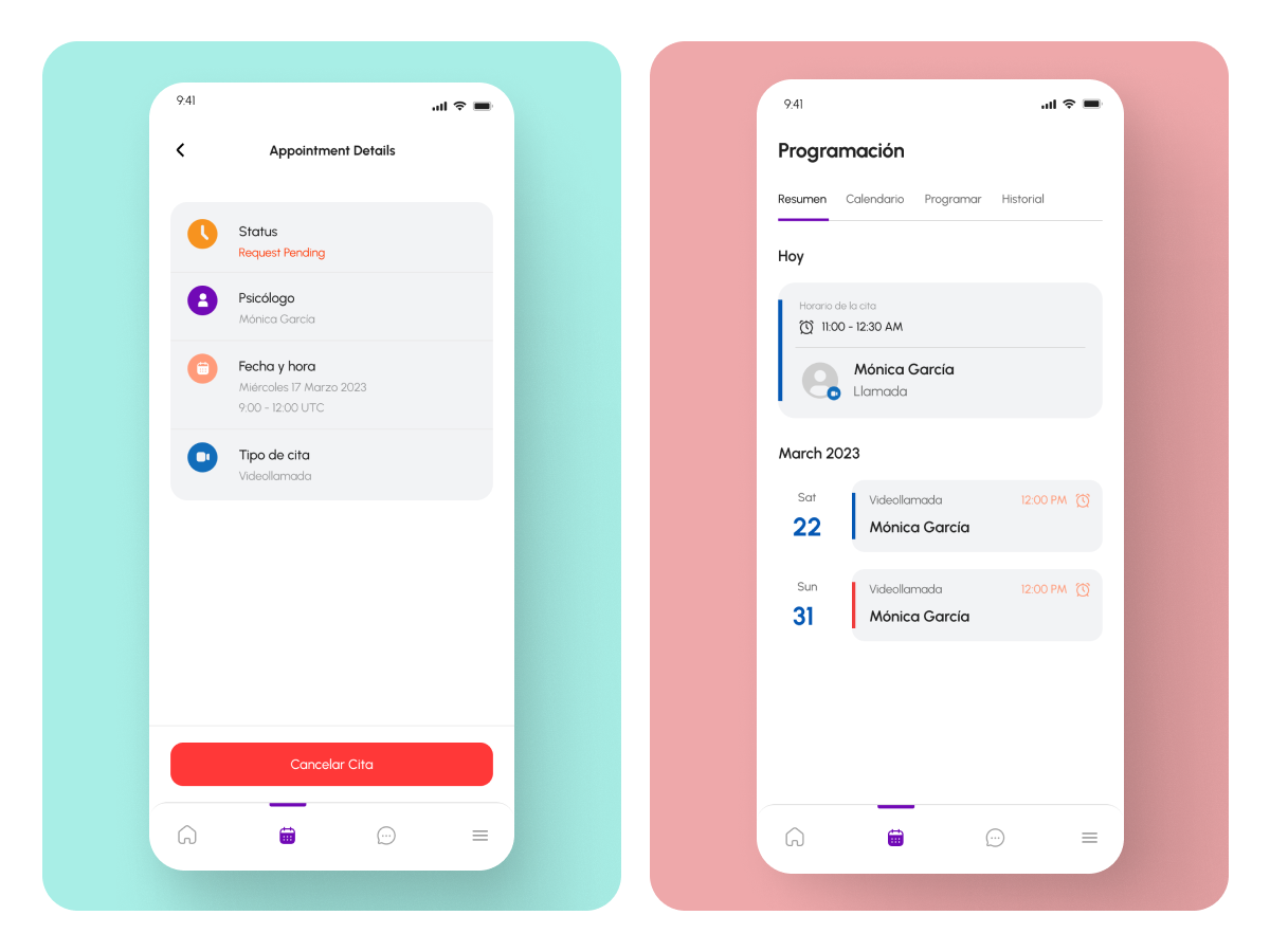Appointment App Design UI designs, themes, templates and downloadable ...