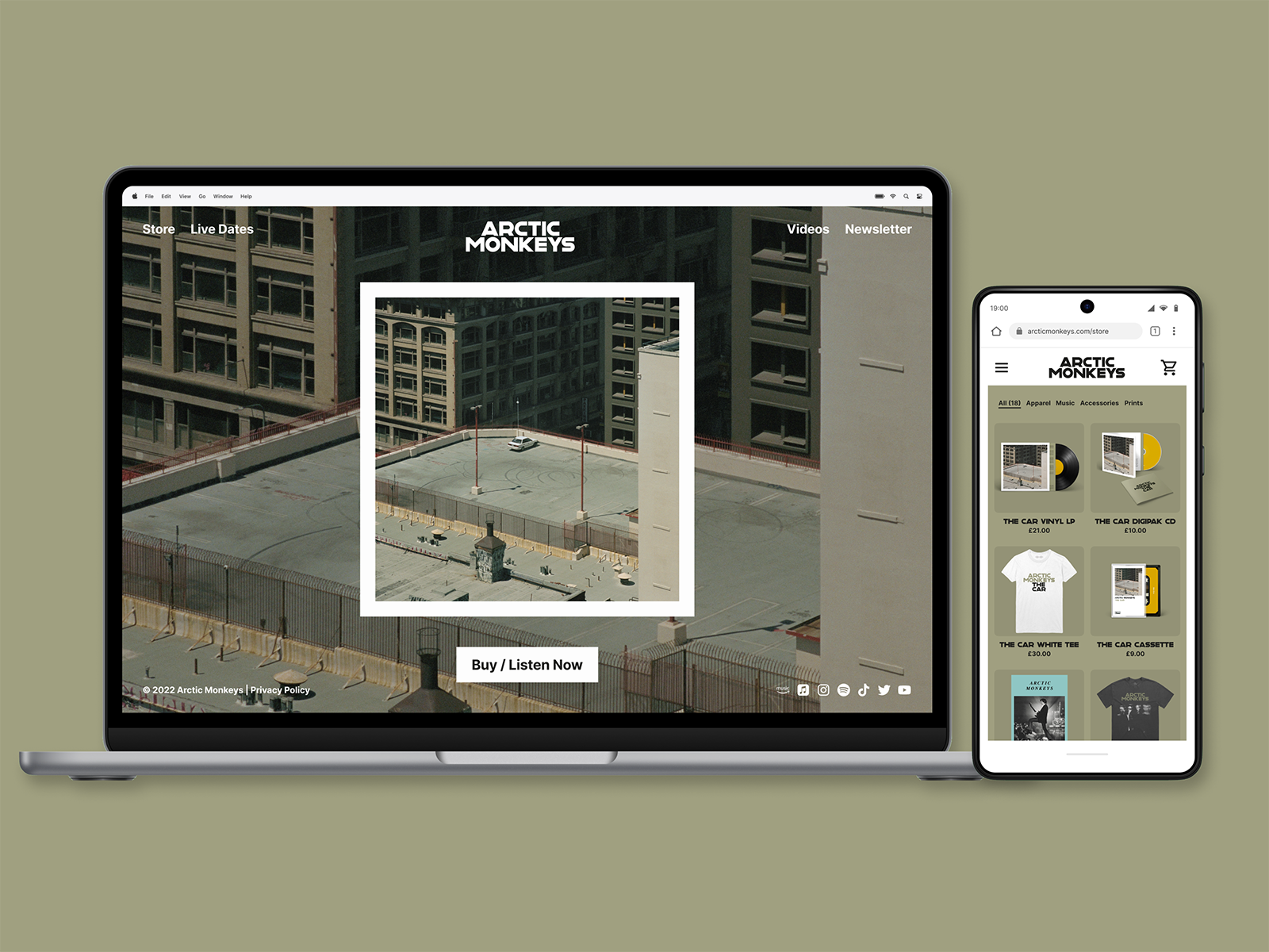 Arctic Monkeys, The Car by Samuel Bloomfield on Dribbble