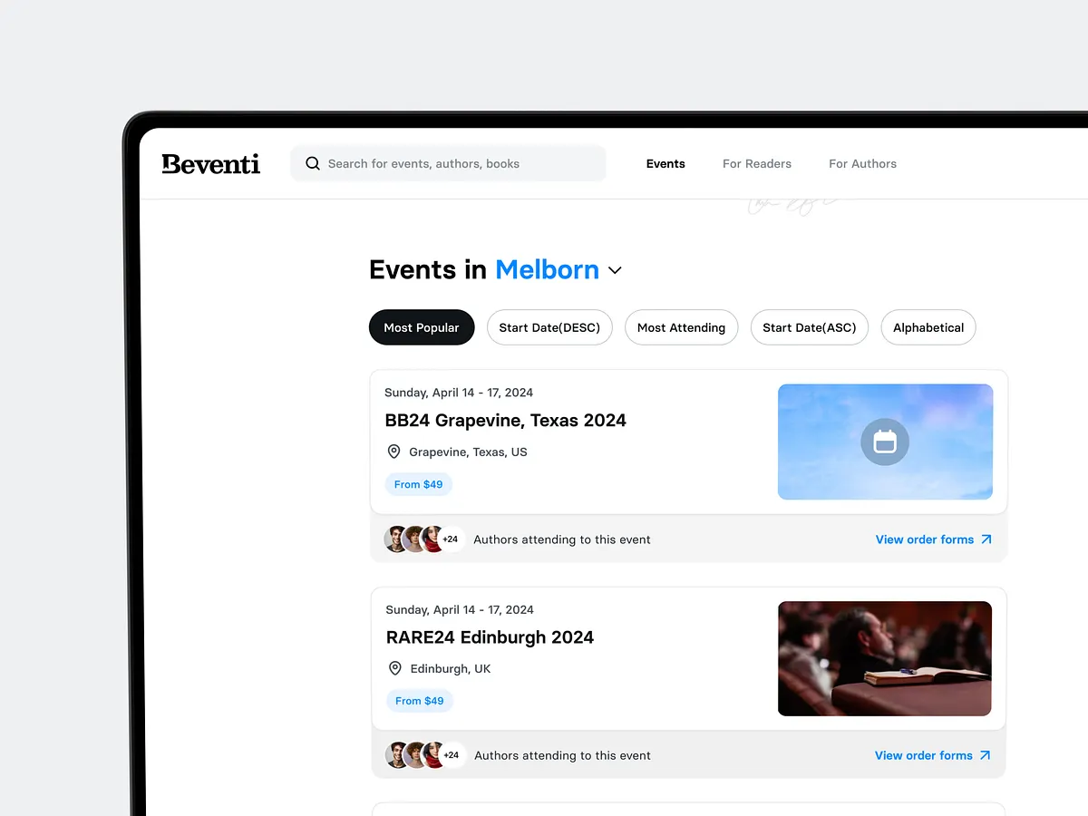 Browse thousands of Event Page UI Design images for design inspiration | Dribbble