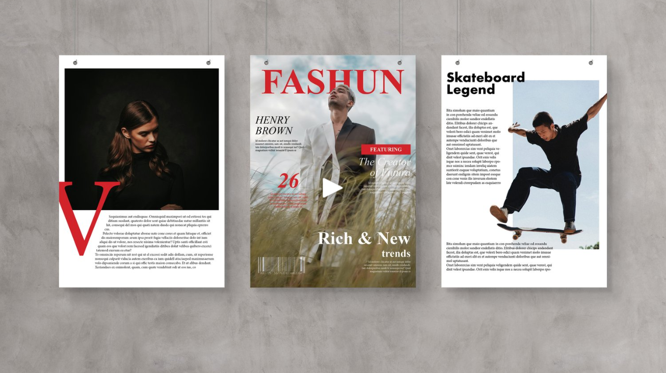 Adobe InDesign Magazines Basic Cover by Akash Zade on Dribbble