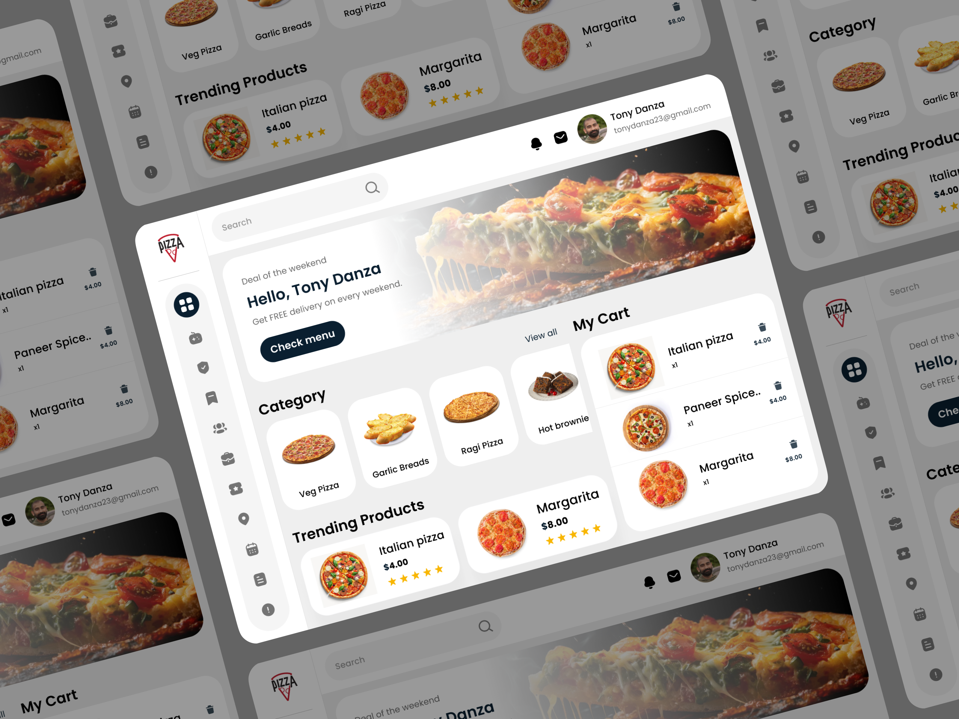 Pizza Delivery Admin Dashboard by iCoderz Solutions on Dribbble