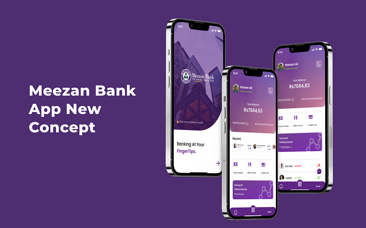 Meezan Bank App New Concept UI/UX Desgin by Hassan Ali on Dribbble