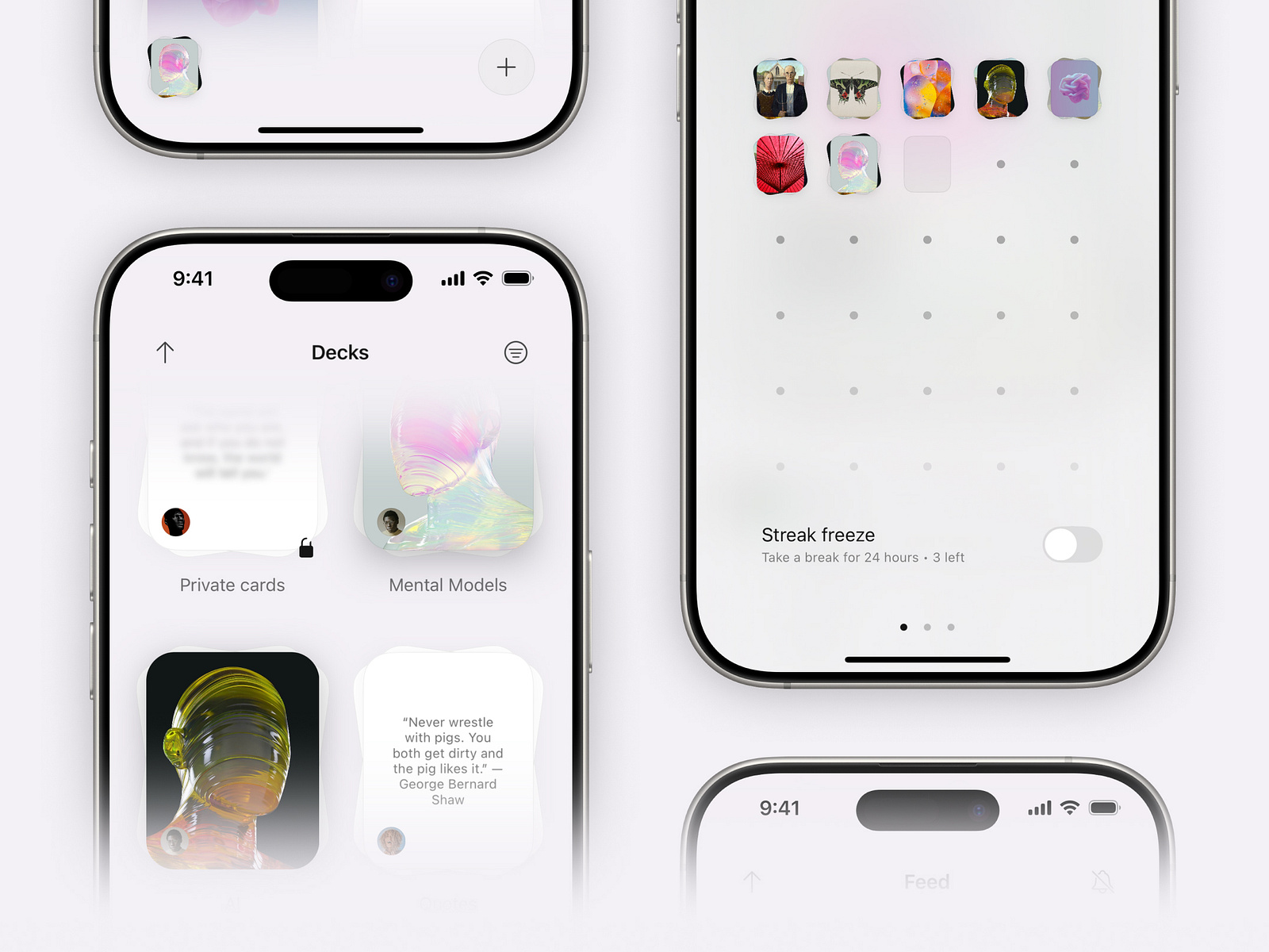 AI coach, flashcard iOS app by Dominik Kandravý on Dribbble