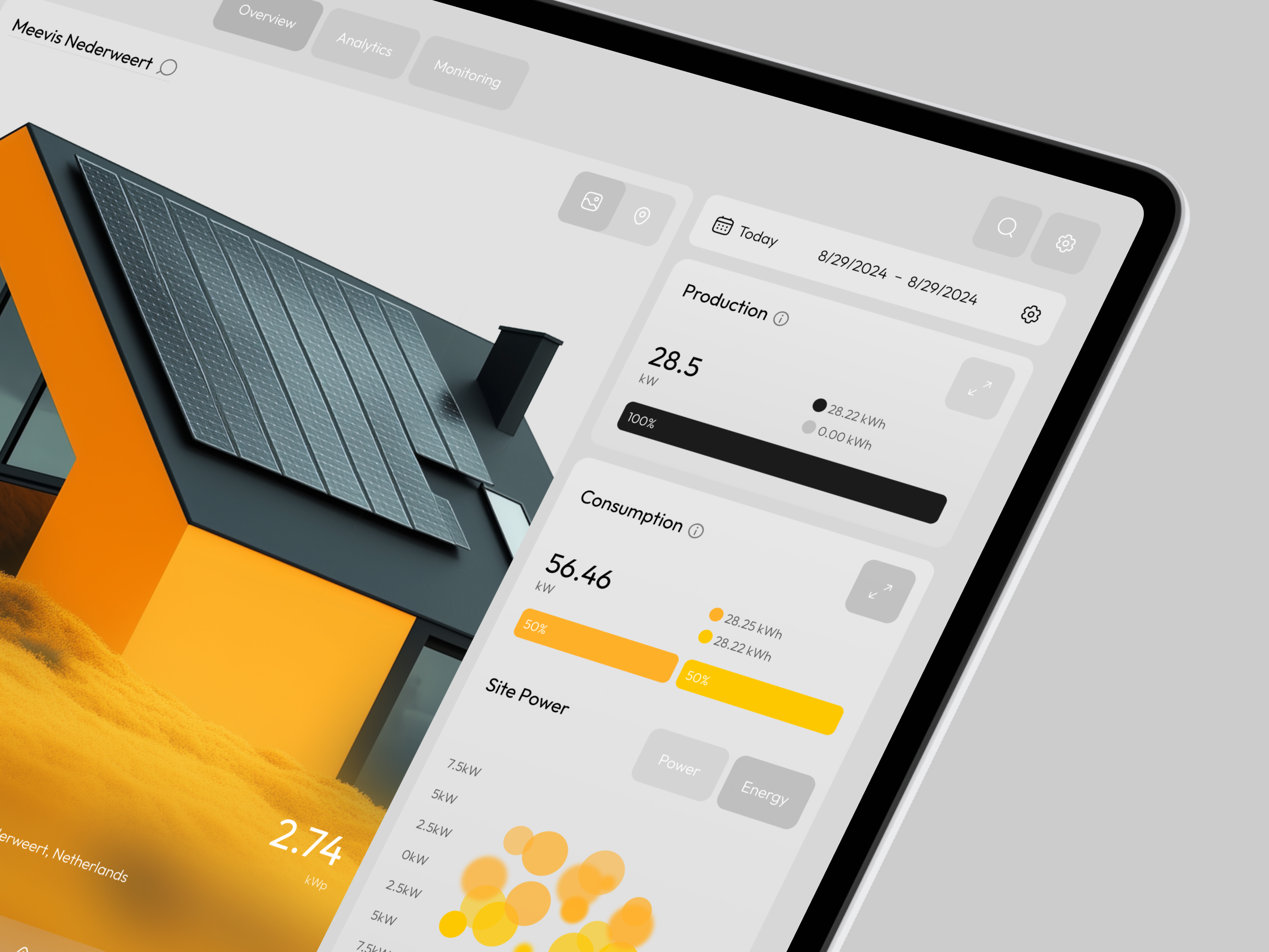 SolarEdge - Solar Panel Management Dashboard by Jack R. for ...