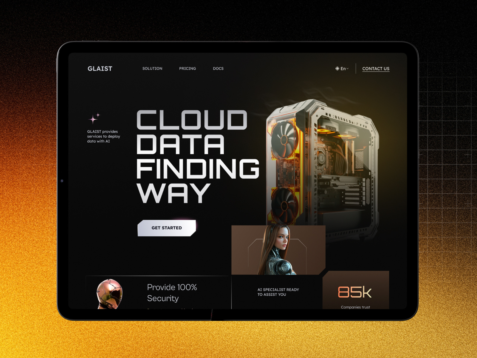 Gaming landing, page web UI design by Roohi Koohi on Dribbble
