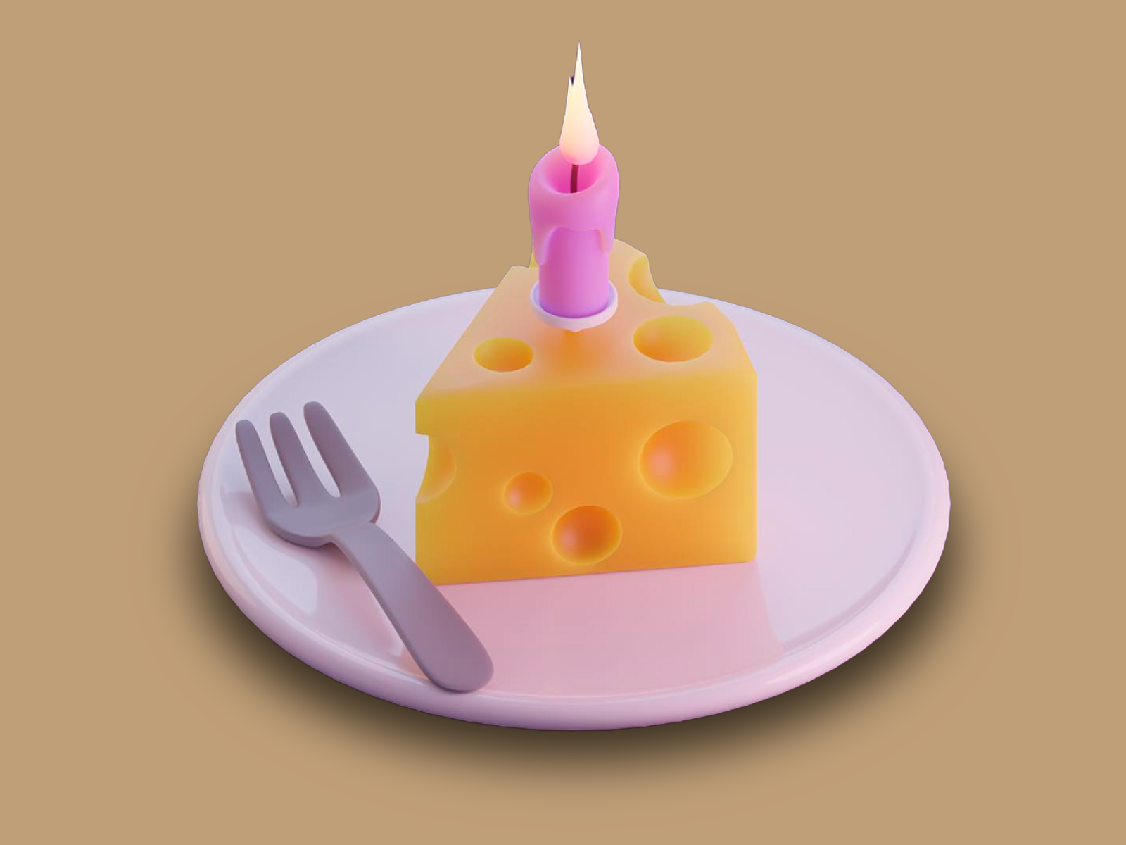 Cheesy Birthday 🧀🎂 by Good for Nothing on Dribbble