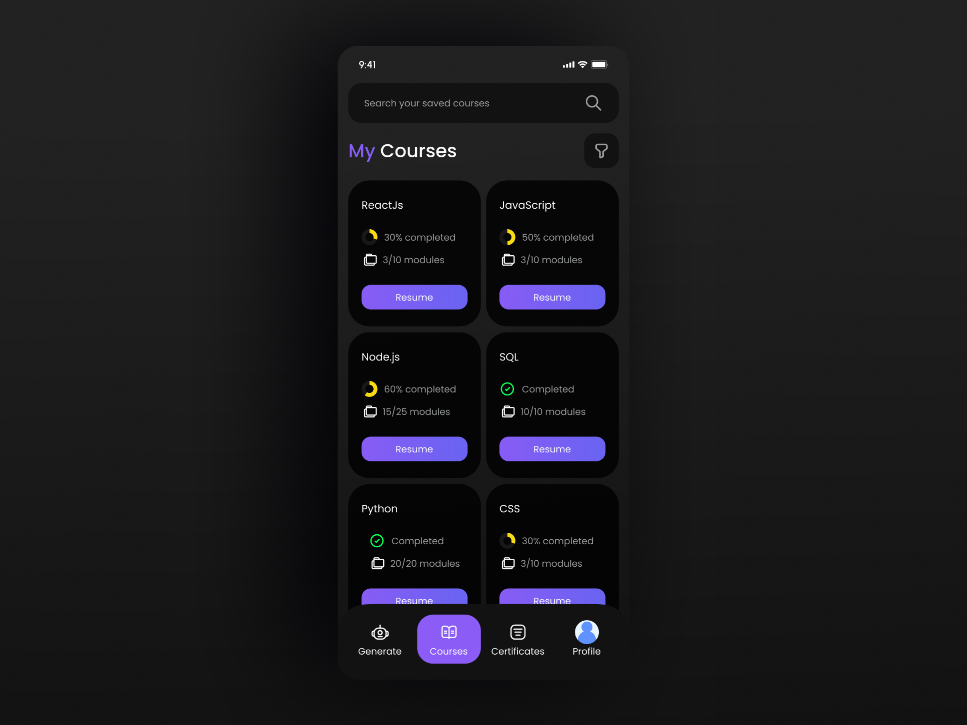 AI Learning Platform | Web & Mobile UI Design by Satyam Verma on Dribbble