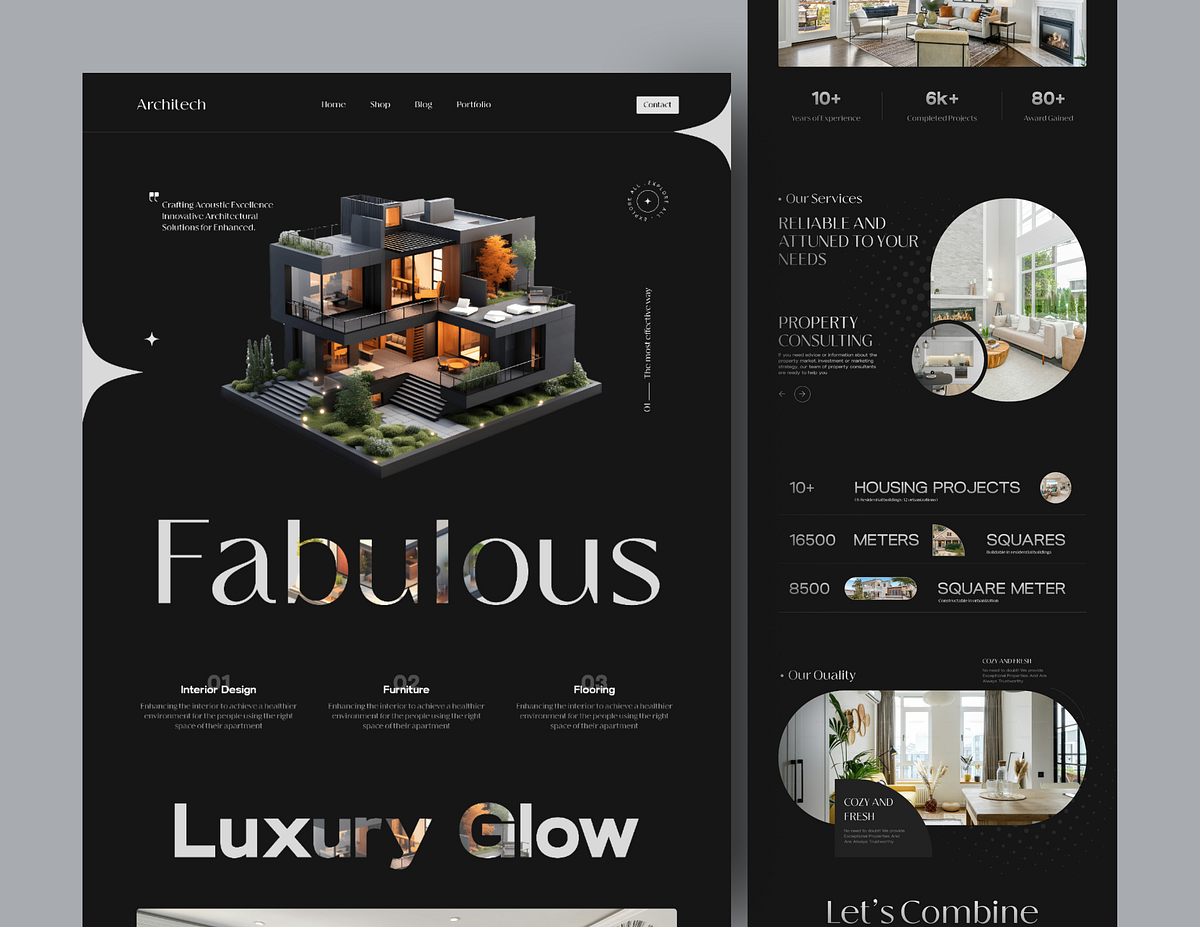 Real Estate Agency Landing Page by Shagor haque on Dribbble