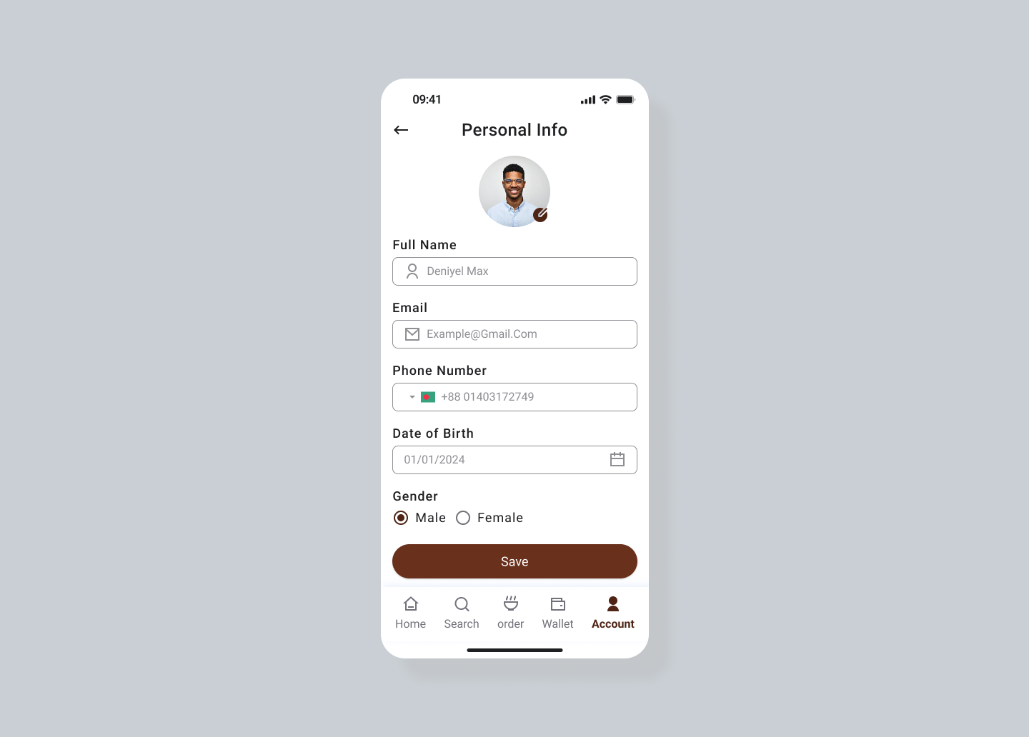 Profile Management UI Design by MD Moinuddin on Dribbble
