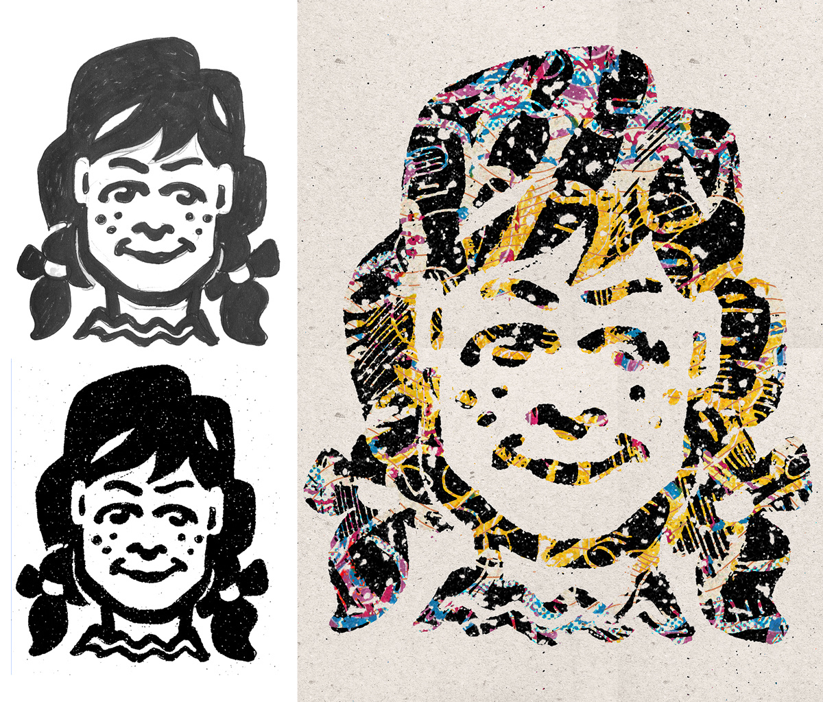 Logo Study/Test Print by RaiseNoChicken on Dribbble