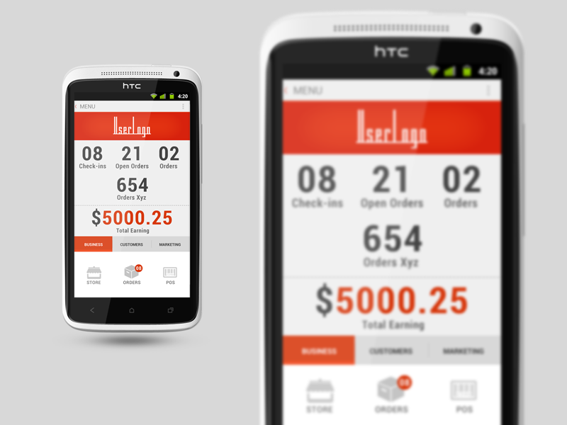 Android app by Indra on Dribbble
