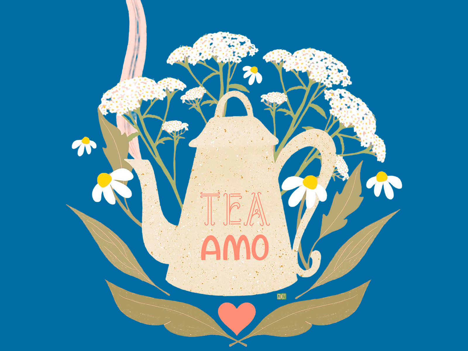 Tea Amo art work ☕️ by illuminar on Dribbble