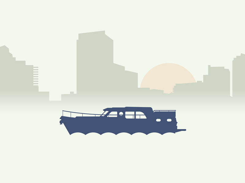 Florida boat by David A. Slaager on Dribbble