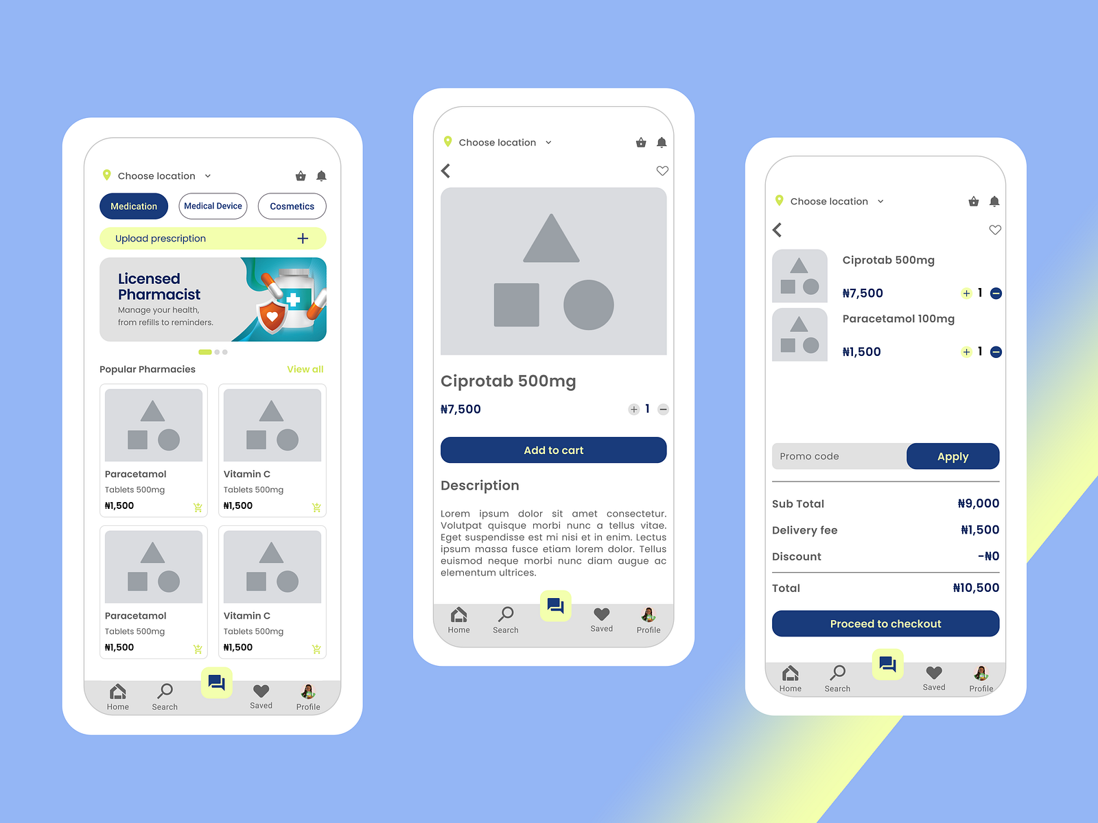Smart Pharma Mobile App by Seun Shotonwa on Dribbble