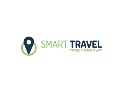Travel Smart Logo Travel Agency Logo Design. Smart Way Vector Template