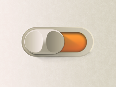 3D Orange Switch by Voicu Apostol on Dribbble