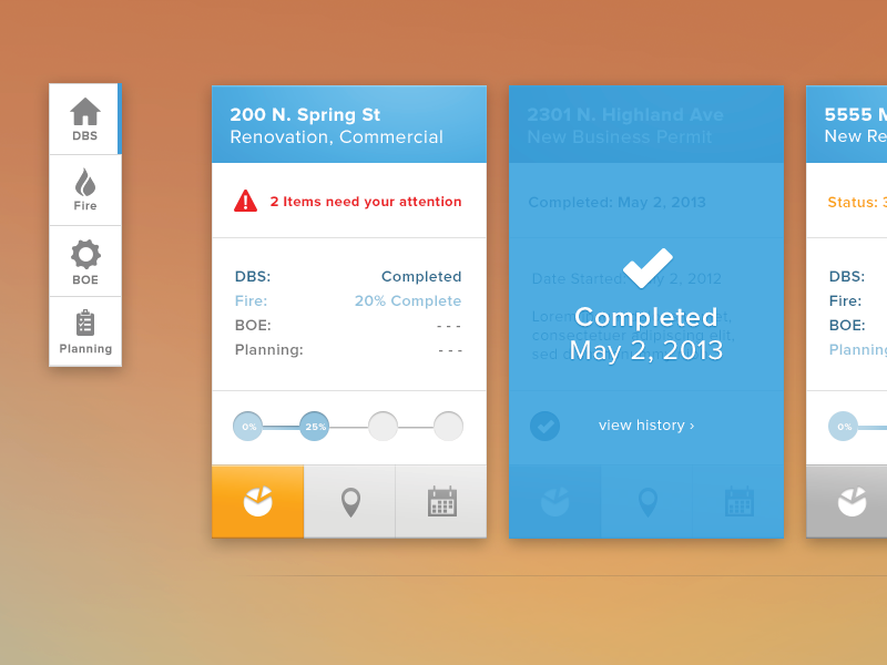 Widget exploration by Jana Stýblová on Dribbble