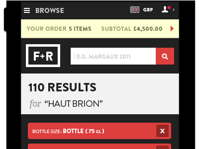 Small Screen Header by Jon Aizlewood on Dribbble