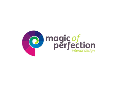 Magic of Perfection logo design + wip [GIF] by Utopia Branding on Dribbble