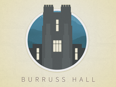 Burruss Hall Icon by Alexander Obenauer on Dribbble
