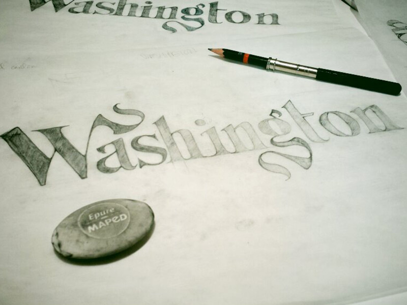 Washington: Hand Lettering by Mariesa Lenz on Dribbble