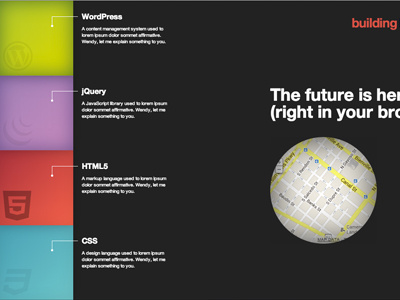 CSS3 Transforms Experiment > Menu Expanded by Jesse – Web designer & Front-end + Custom ...