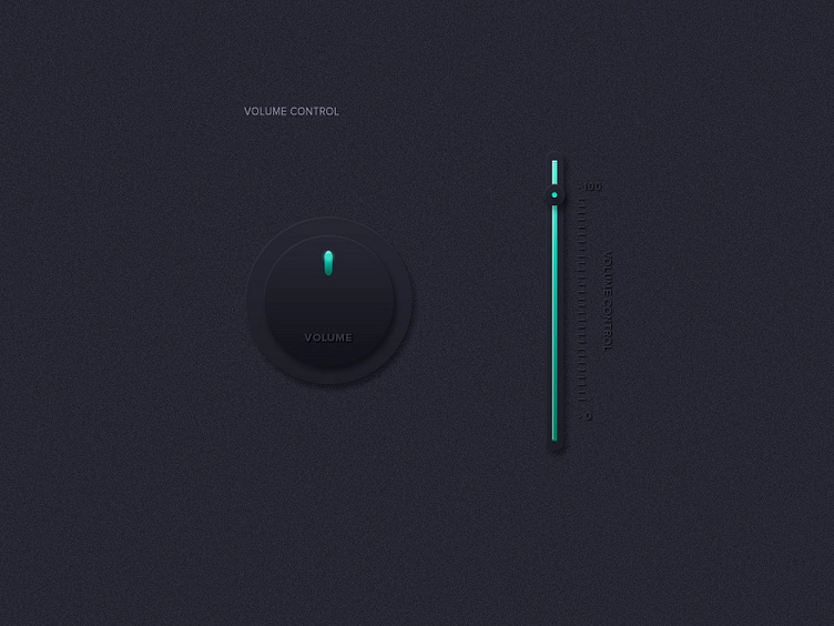 Volume Control UI by Sidharth Rajah on Dribbble