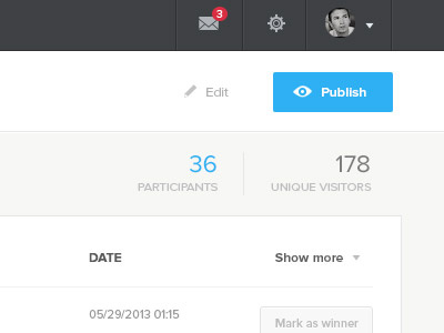 Admin Panel part 2 by Hrvoje Grubisic on Dribbble