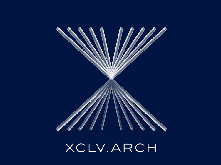 Xclv.Architecture Logo by Viktor Konovalov on Dribbble