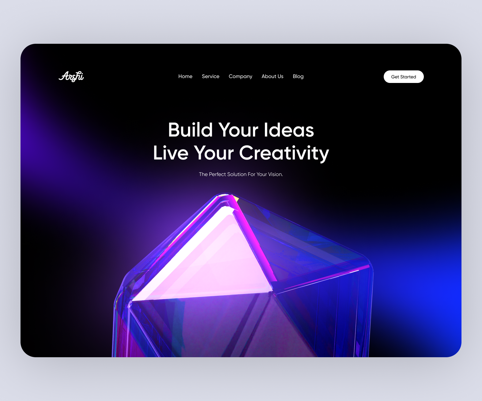Hero section - ui/ux by Ui.Arshi on Dribbble