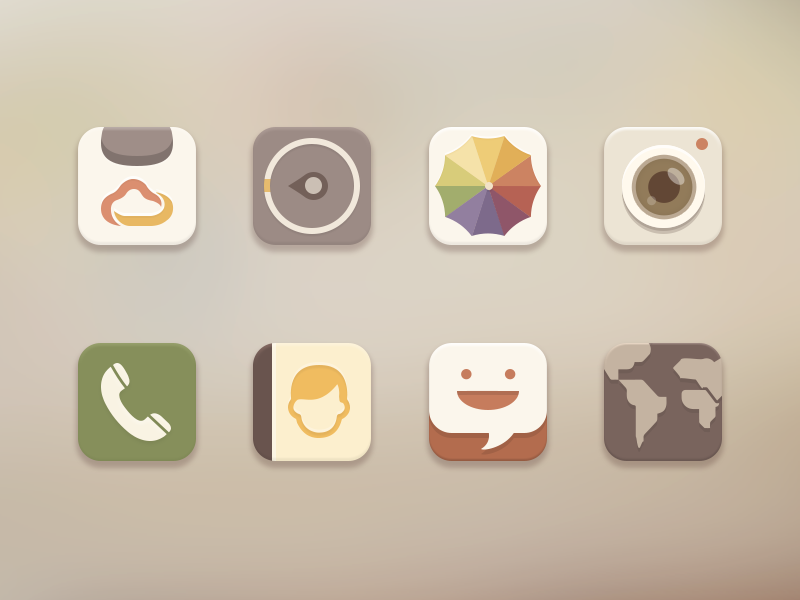 icon for phone theme by tanshan on Dribbble
