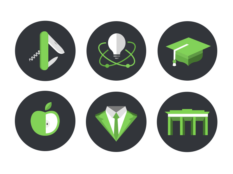Icons Blinkist Startup by Martina Tranström on Dribbble