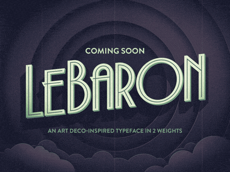 Coming Soon: LeBaron (GIF) by Justin Mezzell on Dribbble