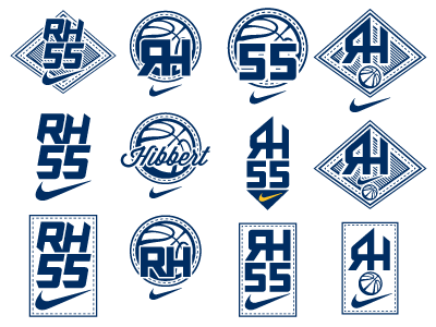 Roy Hibbert Logo Concepts by Jeremy Pittsford on Dribbble