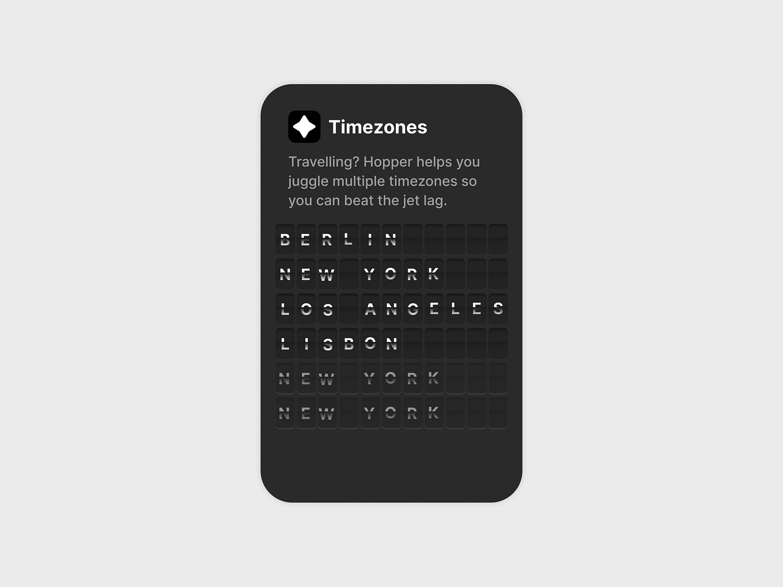 Timezones {{Card UI}} by DevDock on Dribbble