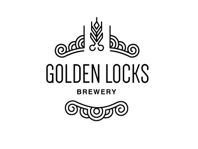 Golden Locks Brewery Logo by Beth Sicheneder on Dribbble