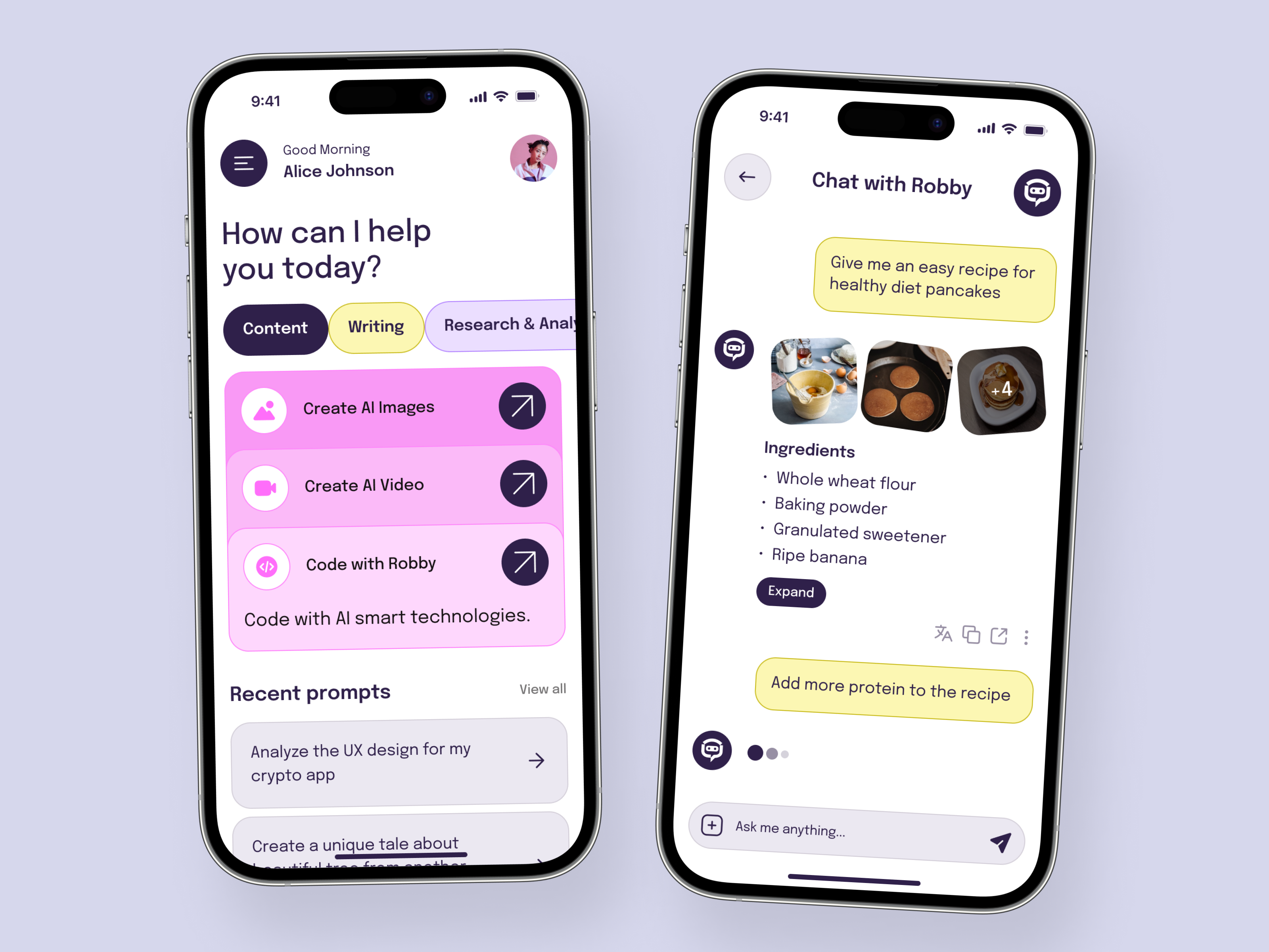AI Chatbot Mobile App by Ronas IT | UI/UX Team on Dribbble