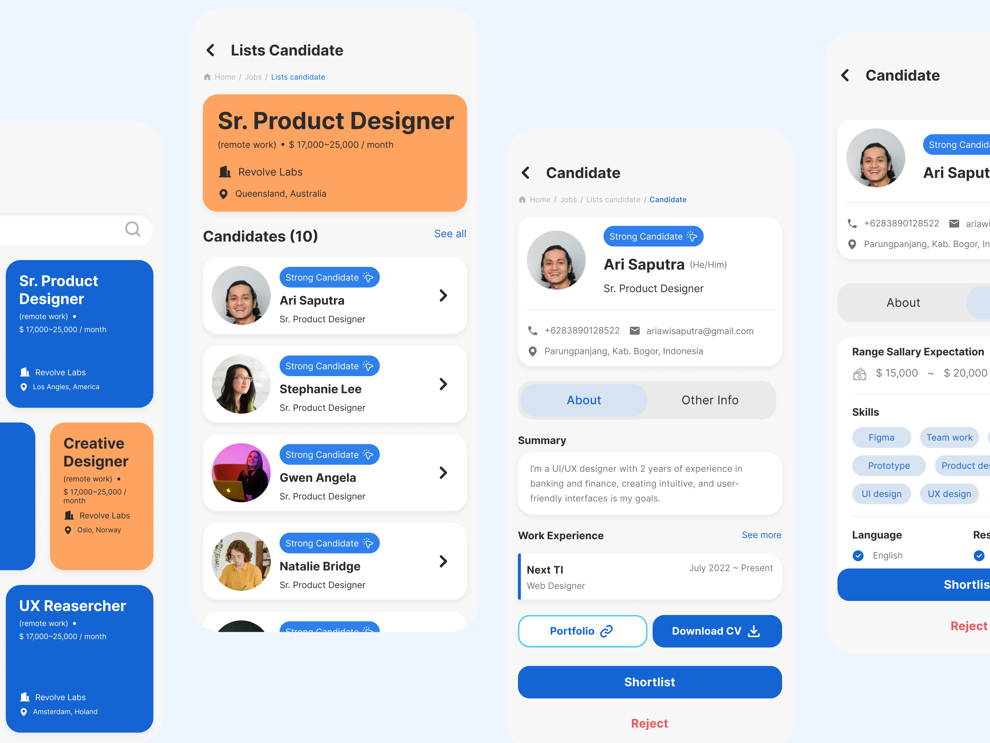 Browse thousands of Job Profile Screen images for design inspiration ...
