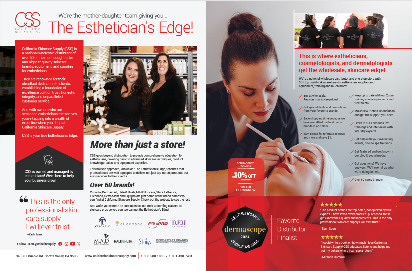 Advertorial for magazine publication by L.A. Media and Design on Dribbble