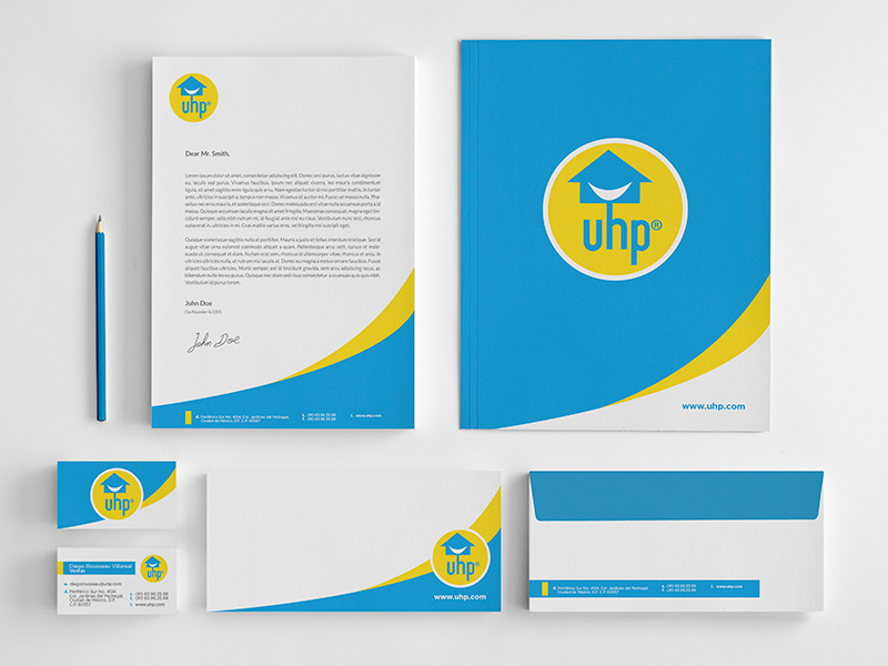 UHP STATIONERY by Rogelio Gonzalez on Dribbble